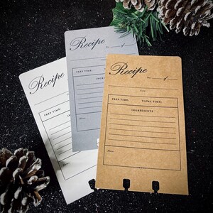 Recipe Card Catalogdex Kit for Chef - Baker - Bartender - Hostess Gift ...