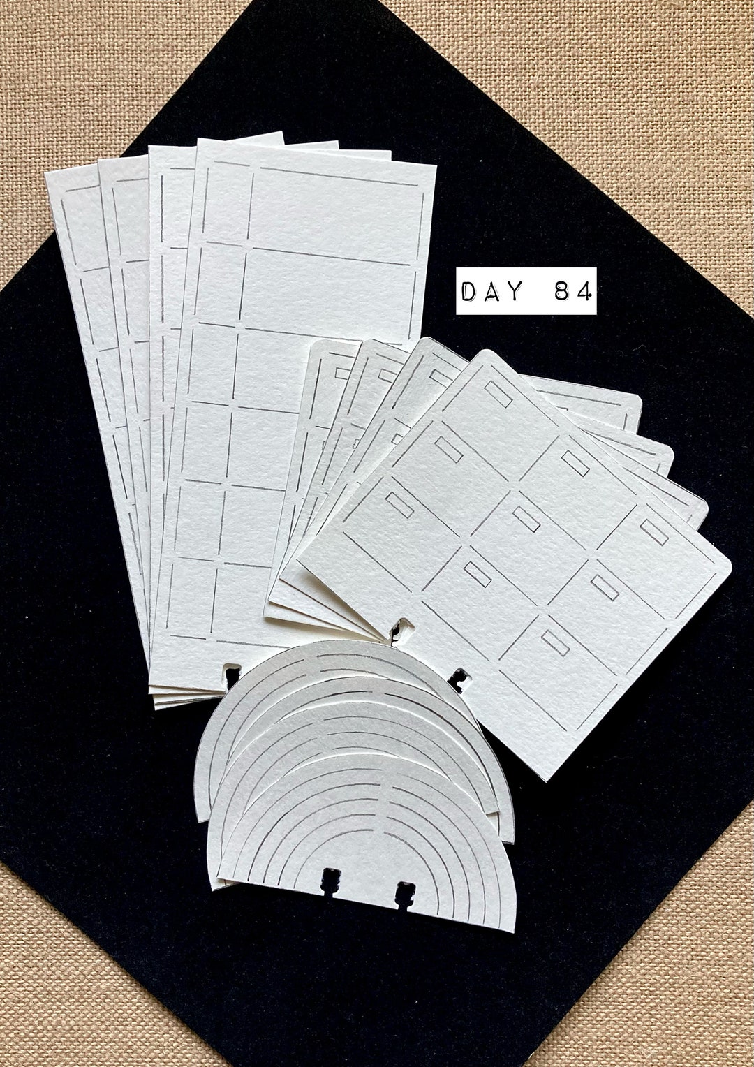 Watercolor Swatch Cards - Day84 - Art Supply Dex / Rolodex / Memorydex ...