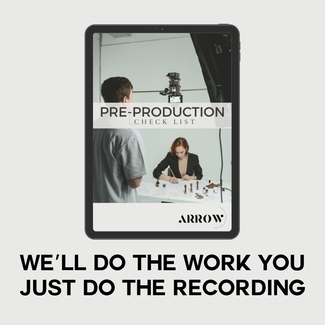 Printable Pre-production Checklist for Efficient Video Production ...