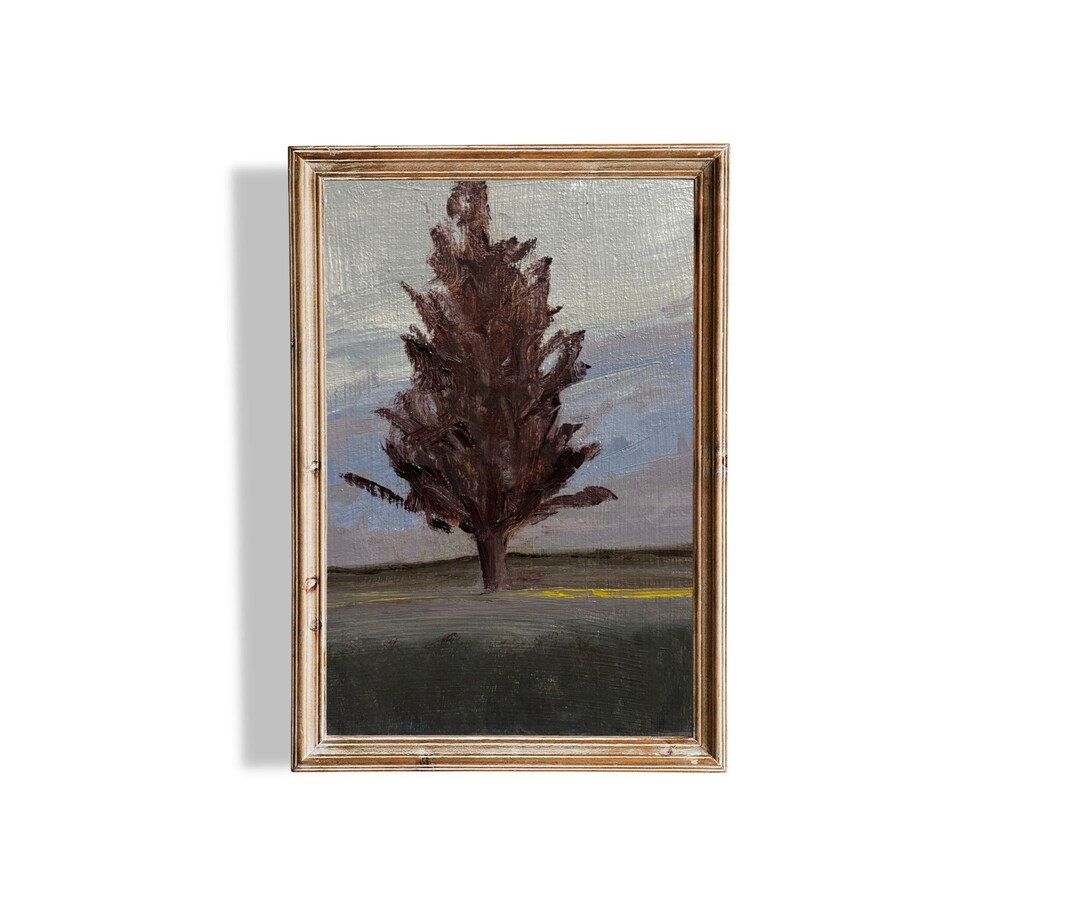 Original Painting by Artist | Tree Painting | Nostalgic Wall Art ...