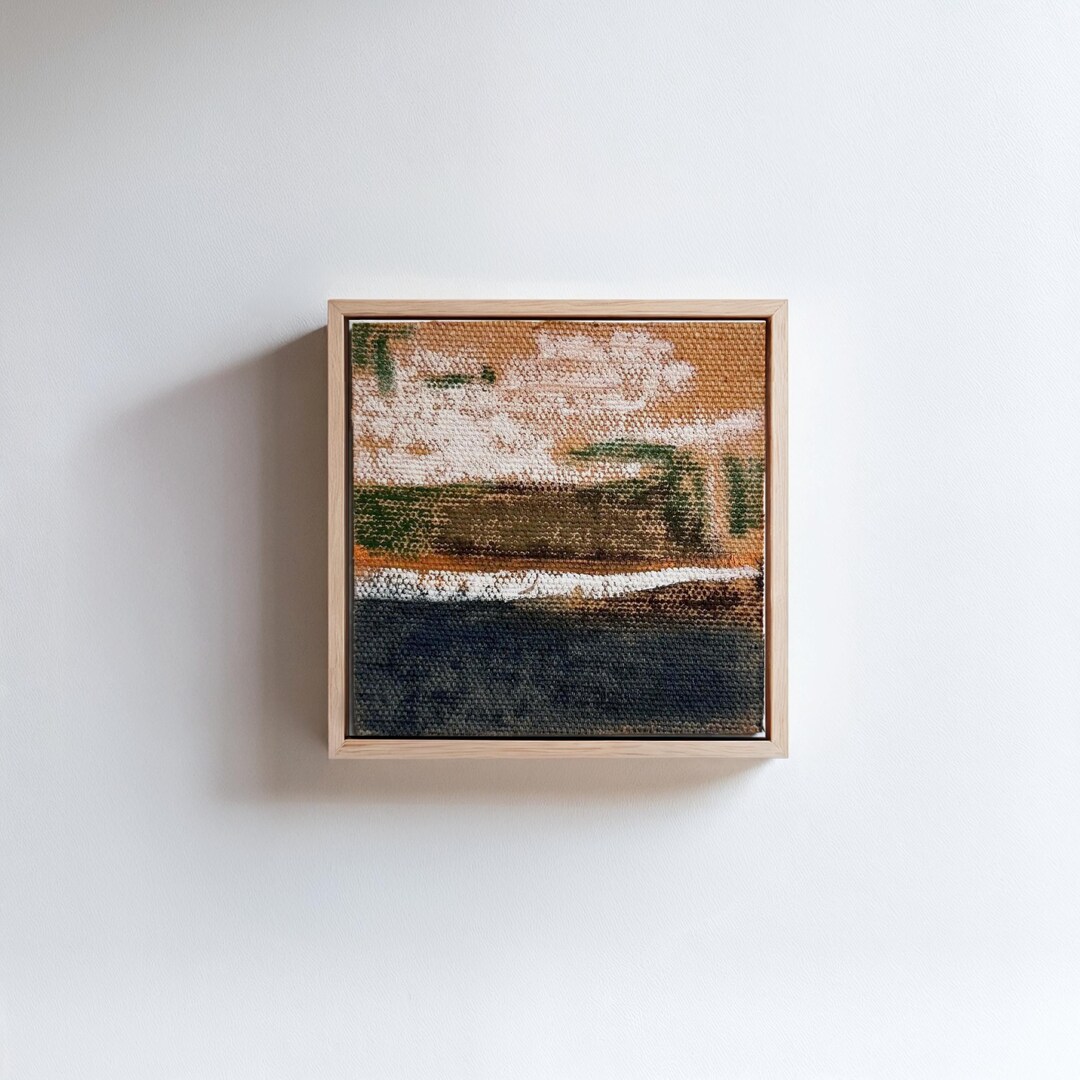Mini Abstract Oil Painting | Contemporary Art | Mini Paintings | Mixed ...