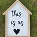 House Shaped Home Decor Signs 4 Styles Available - Etsy