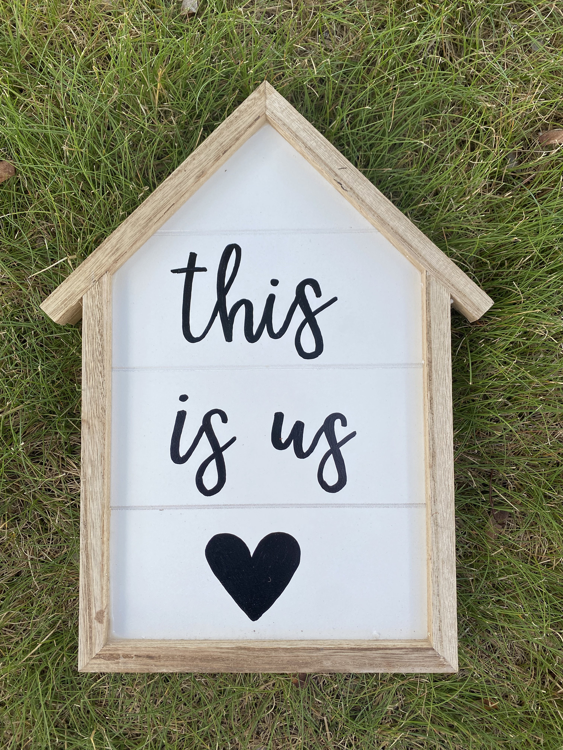 House Shaped Home Decor Signs (4 Styles Available) - Etsy