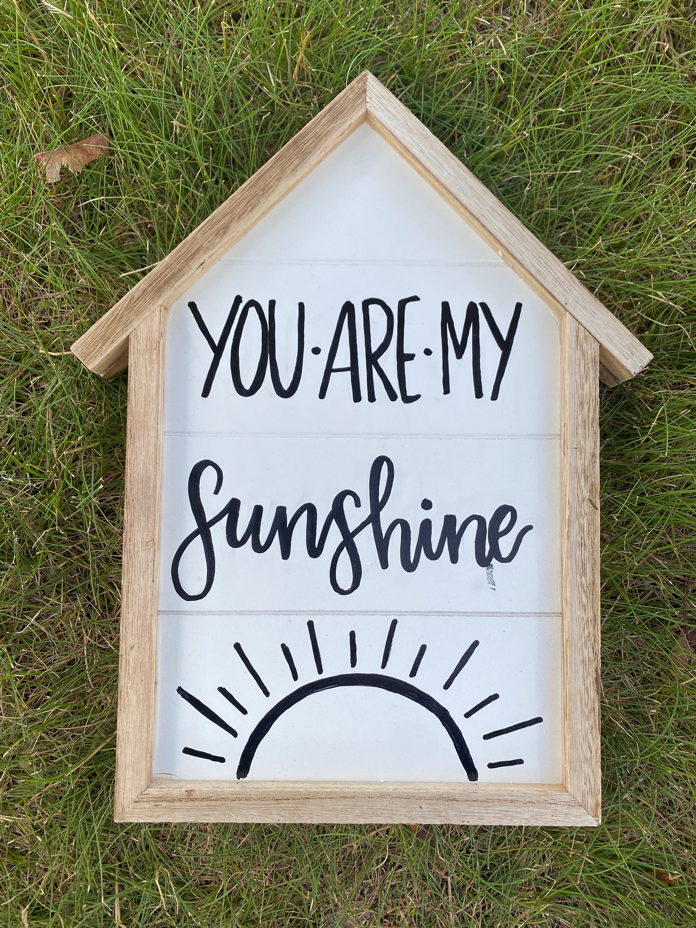 House Shaped Home Decor Signs (4 Styles Available) - Etsy