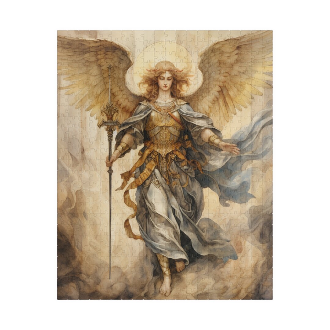 Archangel Jigsaw Puzzle,heavenly Art Puzzle,spiritual Gift,spiritual ...