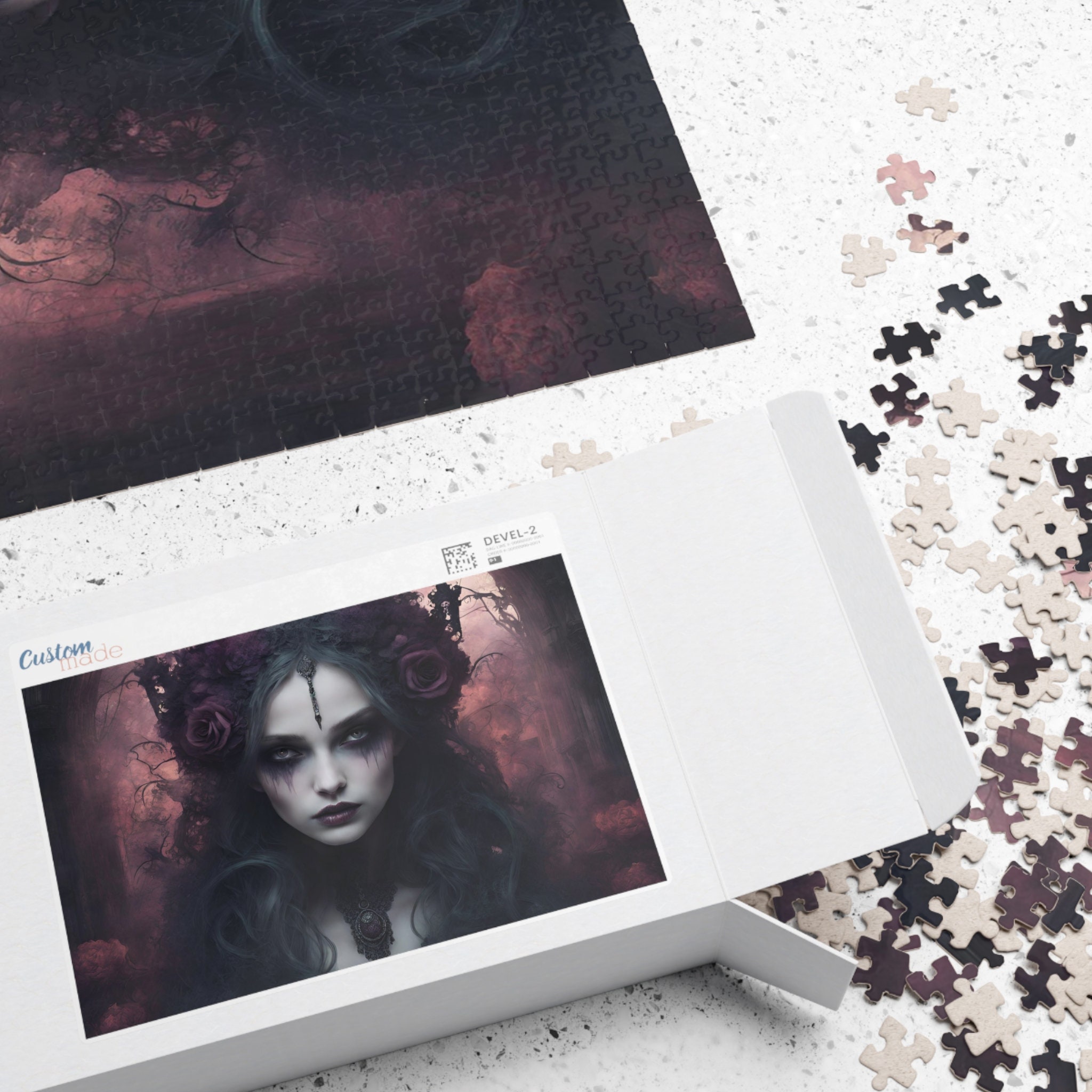 Gothic Haunting Ethereal Jigsaw Puzzle,art Puzzle,mysterious Puzzle ...