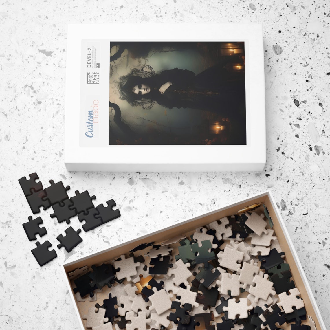 Jigsaw Puzzle, Goth Queen, Puzzle for Adults, Gothic Puzzle, Art Puzzle ...