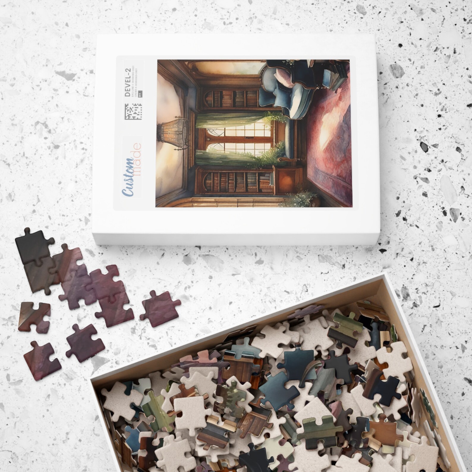 Victorian Reading Nook Jigsaw Puzzle-victorian Puzzle-puzzle for Adults ...