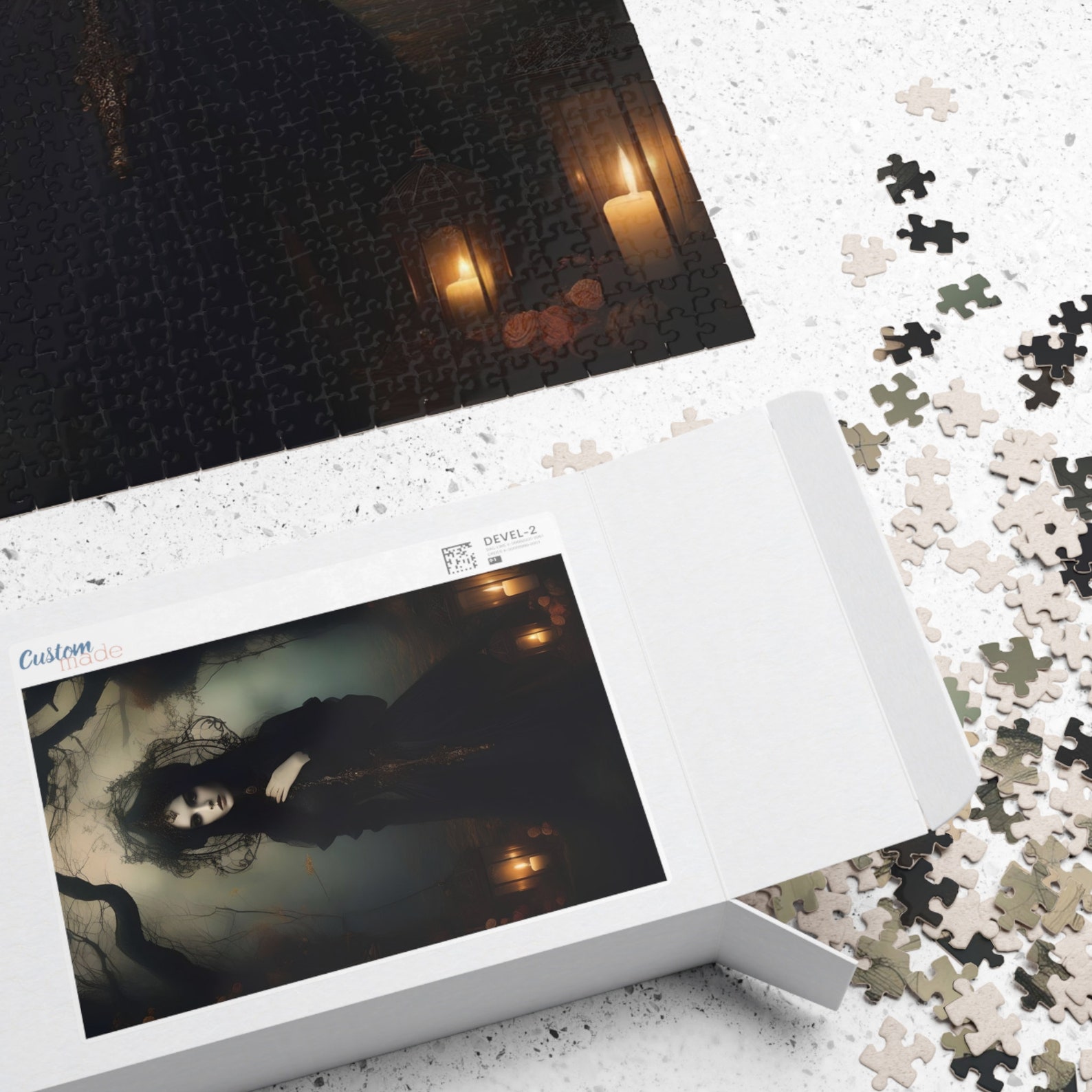 Jigsaw Puzzle, Goth Queen, Puzzle for Adults, Gothic Puzzle, Art Puzzle ...