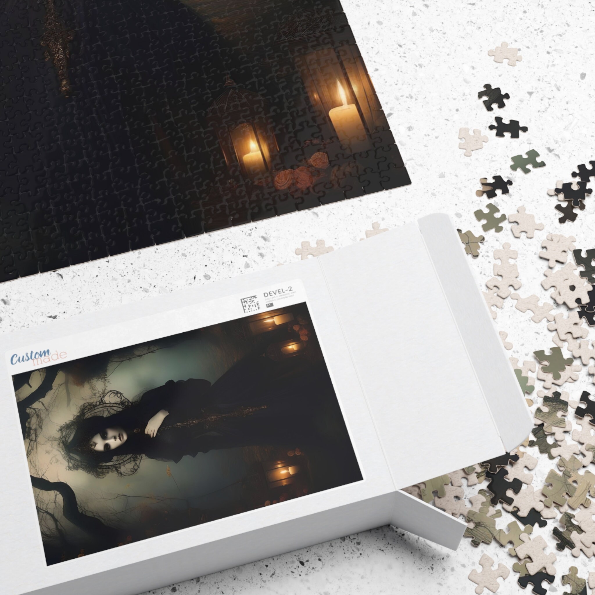 Jigsaw Puzzle, Goth Queen, Puzzle for Adults, Gothic Puzzle, Art Puzzle ...
