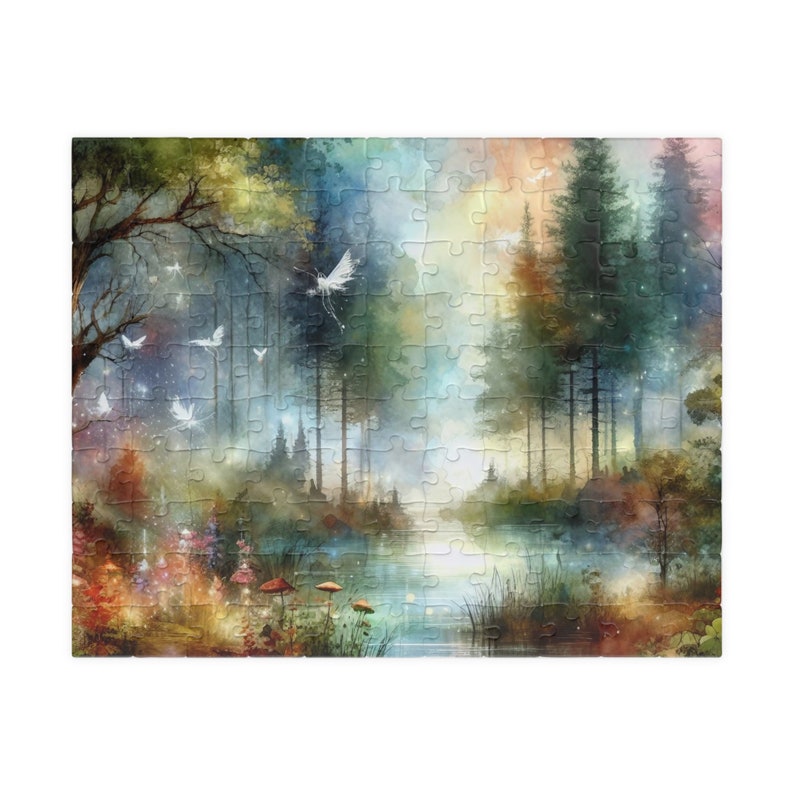 Enchanted Forest Castle Jigsaw Puzzle,1000 Pieces,fairy Tale Puzzle ...