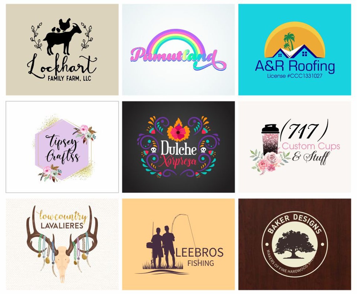 Custom Design Logo Design Business Logo Social Media Logo - Etsy