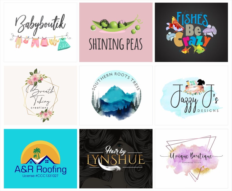 Custom Logo Designs for Your Brand Logo Design Professional | Etsy