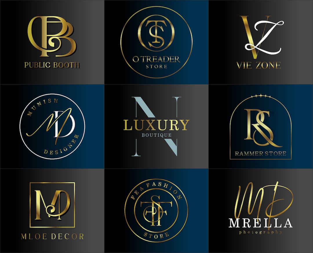 Initial Letter Logo I Initials I Custom Logo I Luxury Logo I Jewelry ...