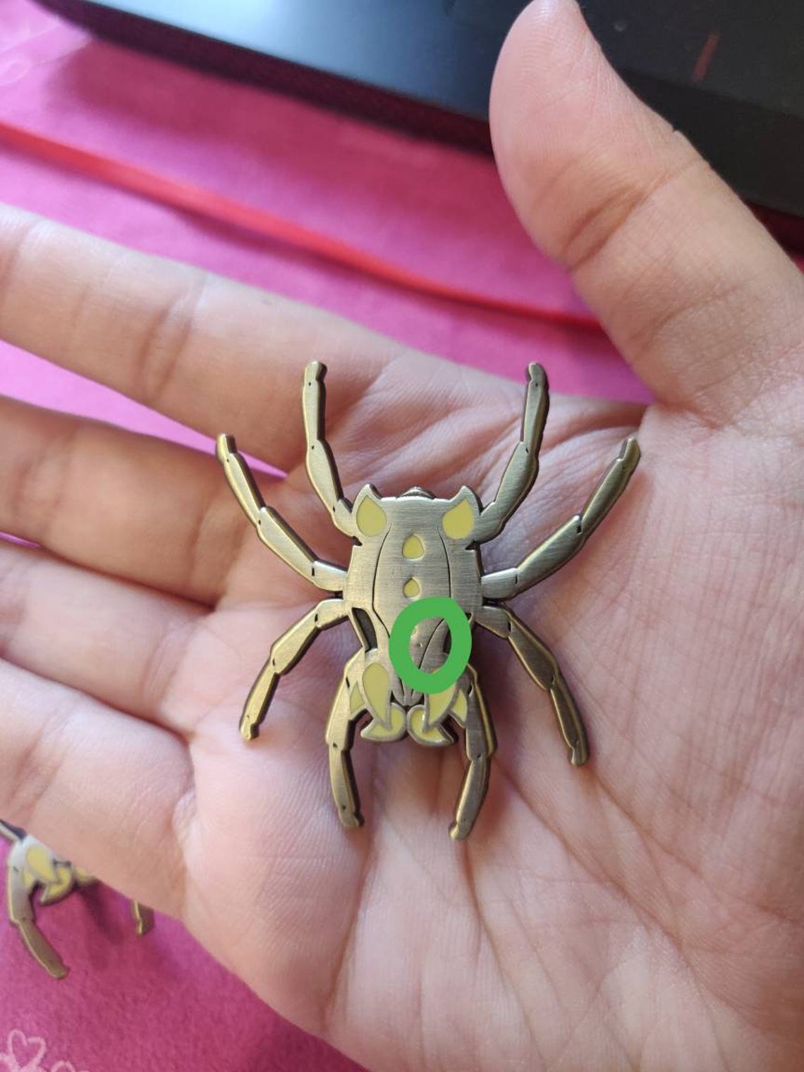 Legend of Zelda Gold Skulltula Enamel Pin | Etsy