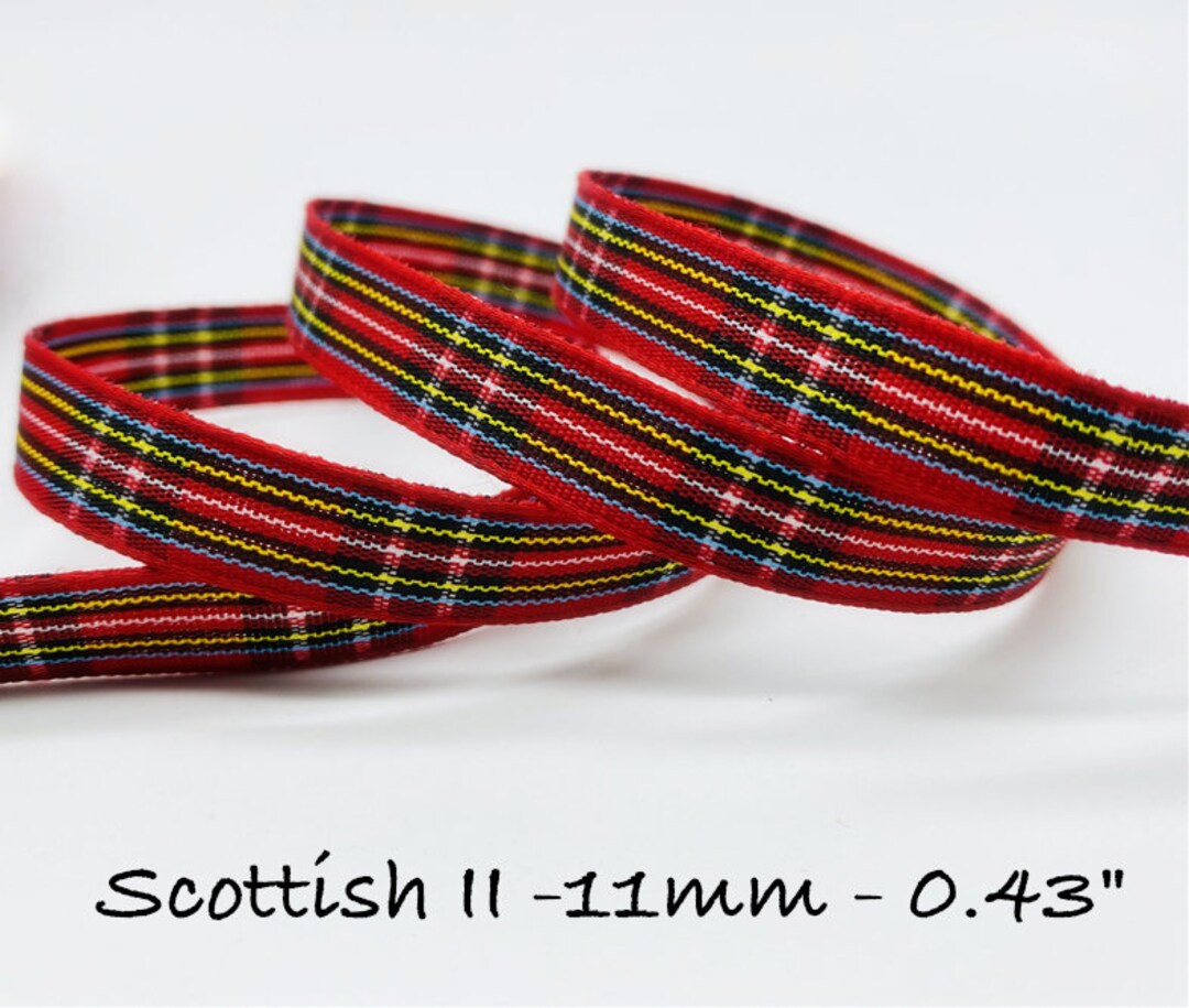 Plaid Checkered Ribbon Trim by the Yard Junk Journal - Etsy