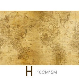 Map Washi Tape, Old Map Washi Tape, Travel Maps Washi Tape, Deco Tape ...