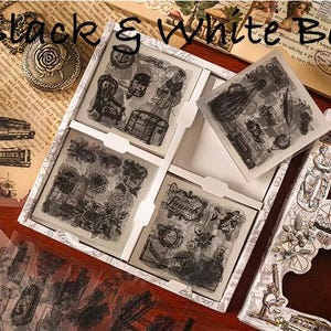 PET Sticker Collection 100 Sheets in a Box All Pre-cut Stickers ...