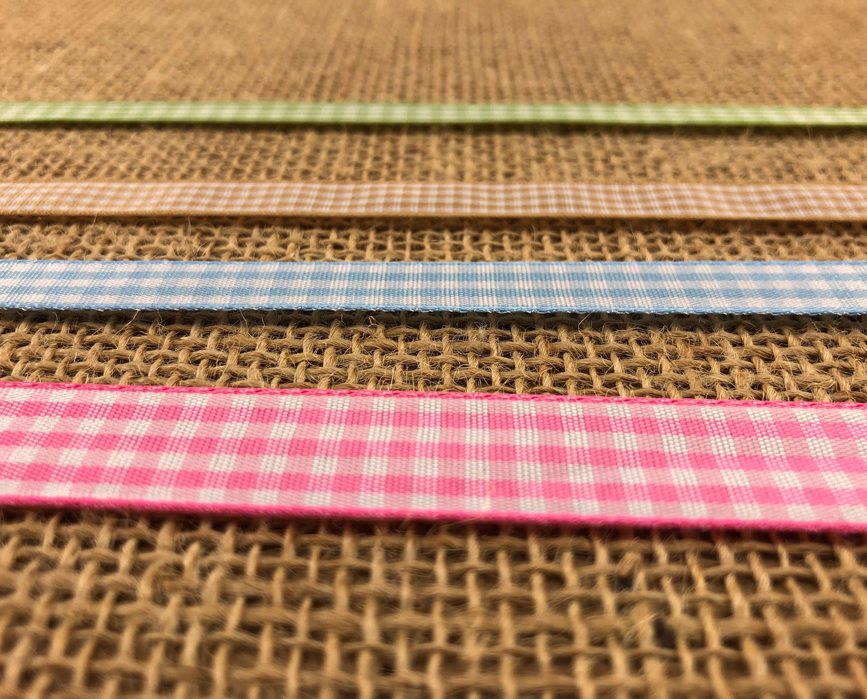 Plaid Checkered Ribbon Trim by the Yard Junk Journal | Etsy