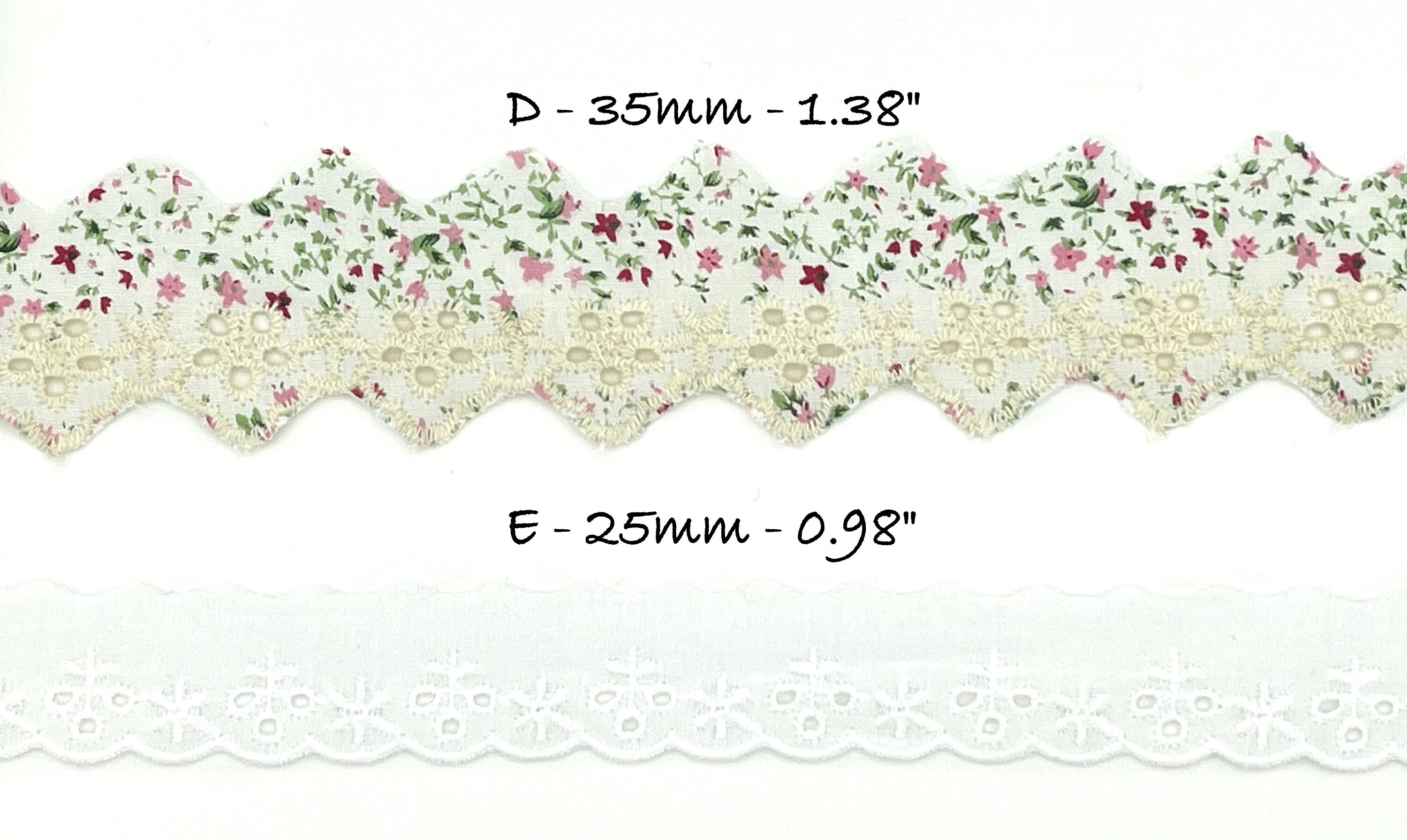 Eyelet Trim Lace Ribbon by the Yard Junk Journal - Etsy