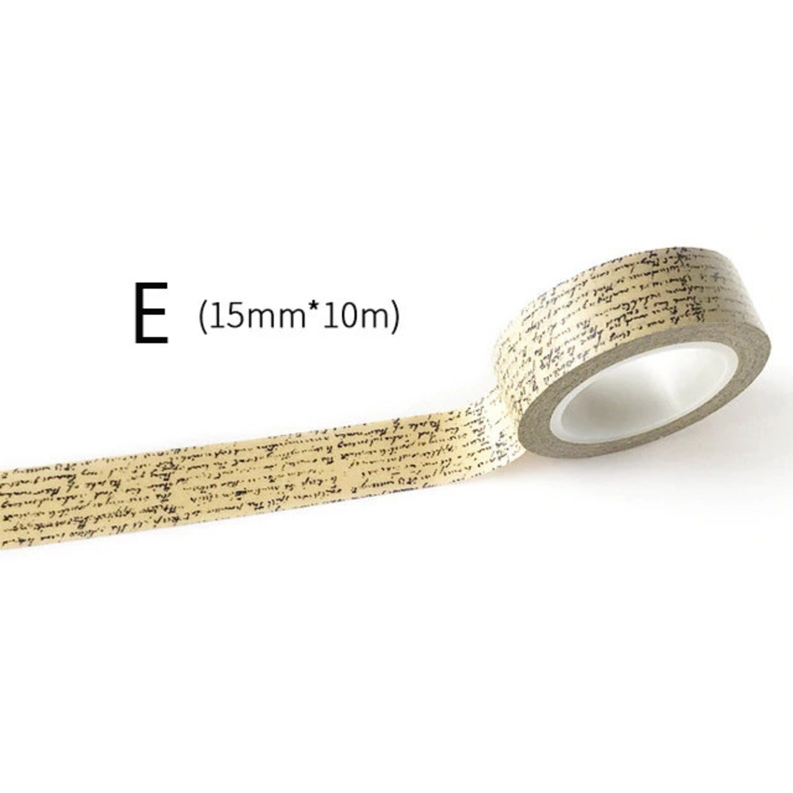 Numbers Tape Alphabet Tape Handwritten Washi Tape Words | Etsy