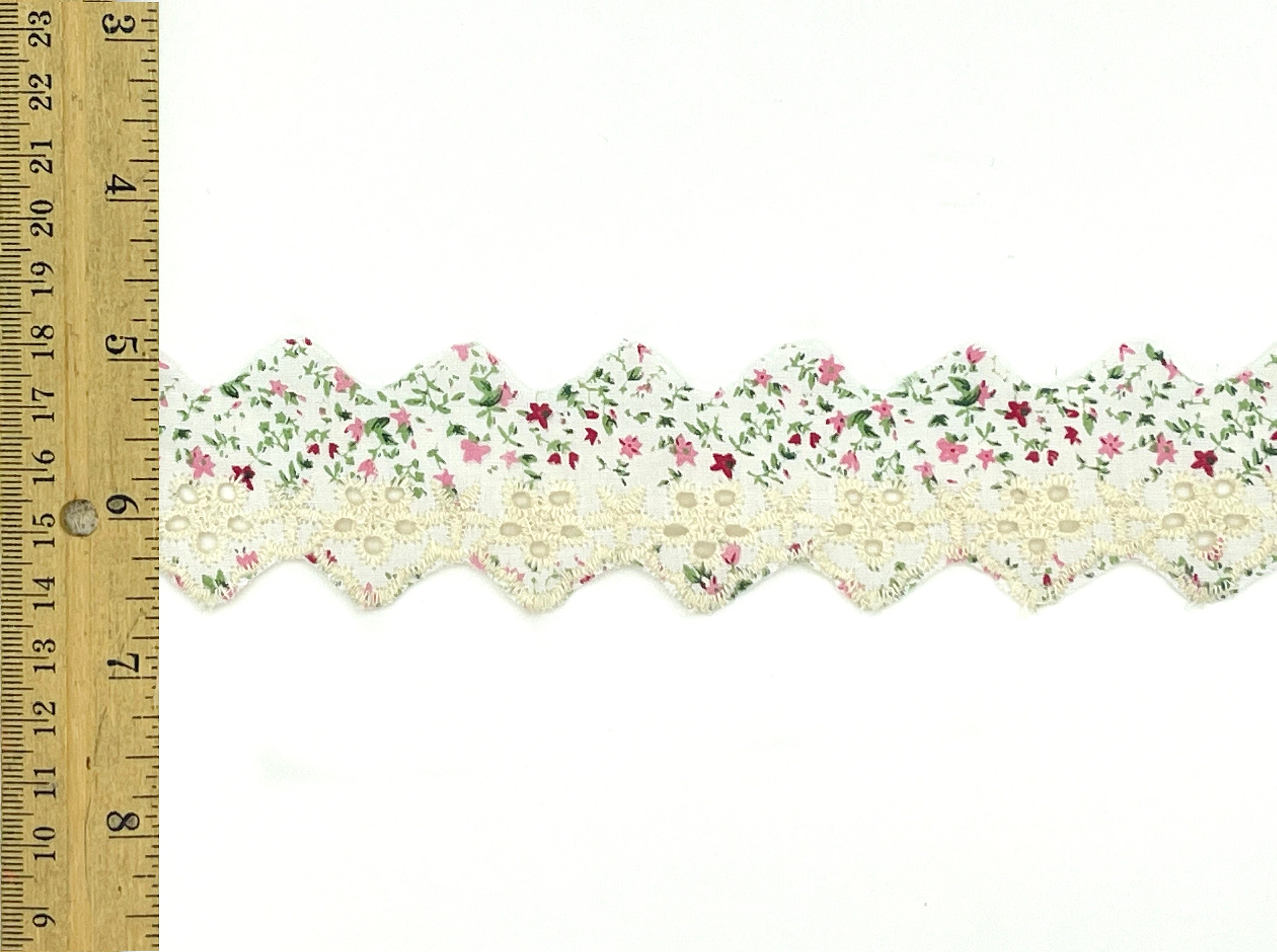 Eyelet Trim Lace Ribbon by the Yard Junk Journal - Etsy