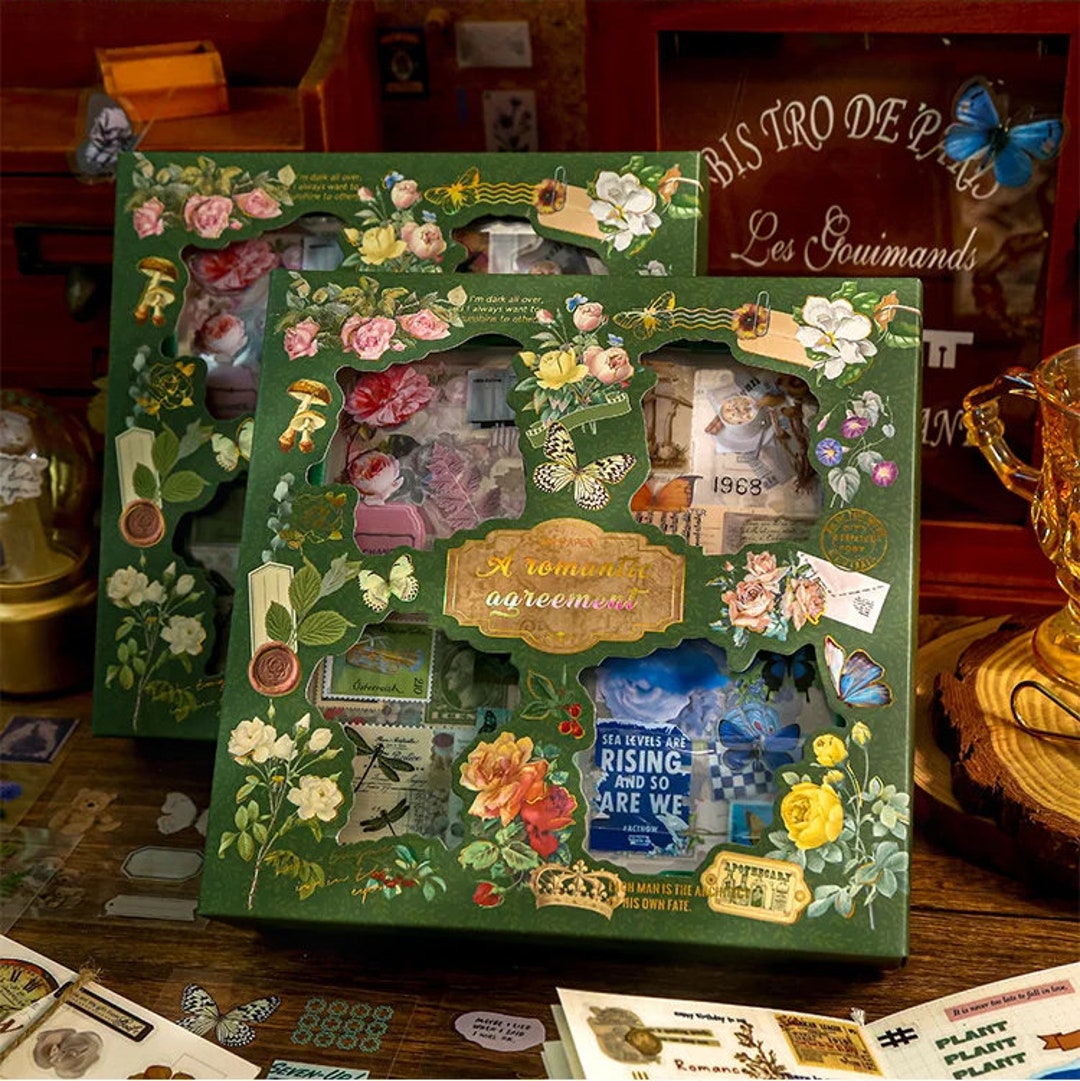 PET Sticker Collection 100 Sheets in a Box All Pre-cut Stickers ...