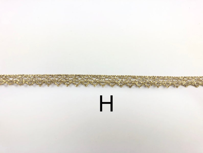 Gold Metallic Lace Gold Lace Gold Braid Gold Trim by the - Etsy