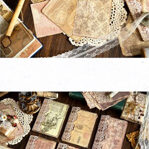 50 Sheets Background Pattern Paper, Patterned Paper, Junk Journal ...