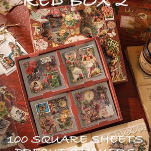 PET Sticker Collection 100 Sheets in a Box All Pre-cut Stickers ...