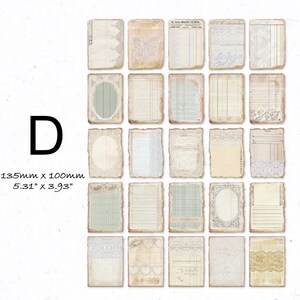 50 Sheets Background Pattern Paper, Patterned Paper, Junk Journal ...