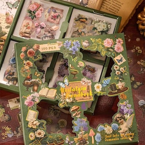 PET Sticker Collection 100 Sheets in a Box All Pre-cut Stickers ...