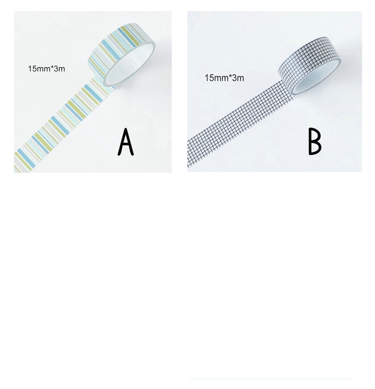 Graph Tape Striped Tape Checkered Washi Tape Grid Tape - Etsy