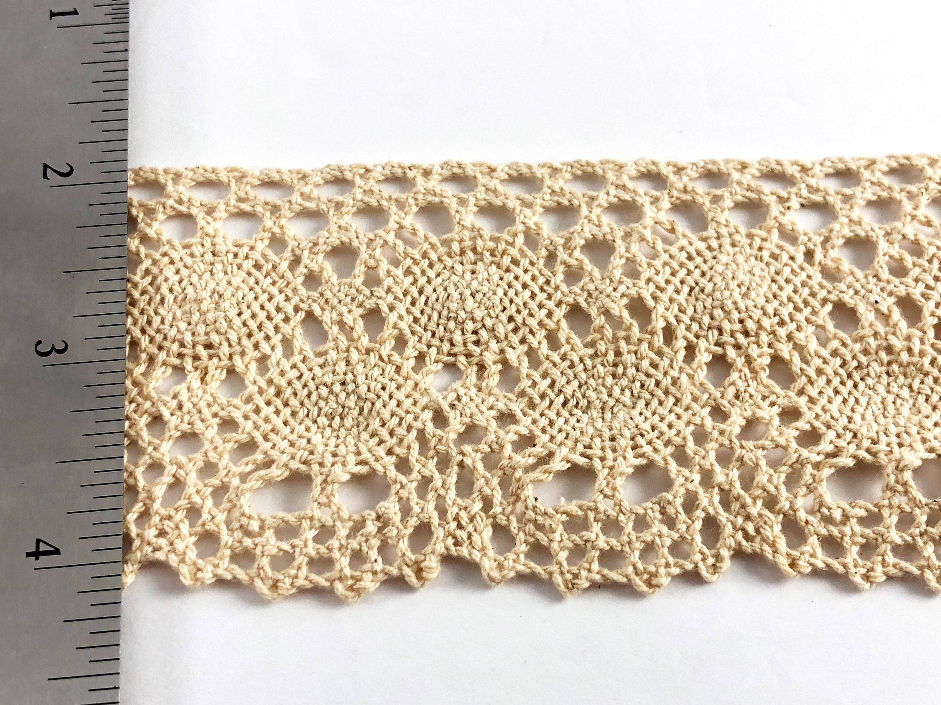 Cotton Wide Lace Trim Ribbon 40mm 56m and 20mm12mm 14mm - Etsy