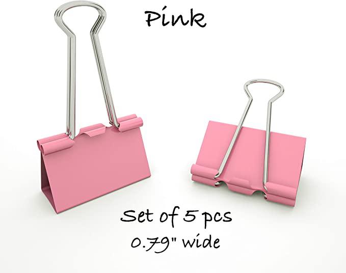 Binder Clips-planner Clips-rose Gold-green-blue-lavender-pink ...