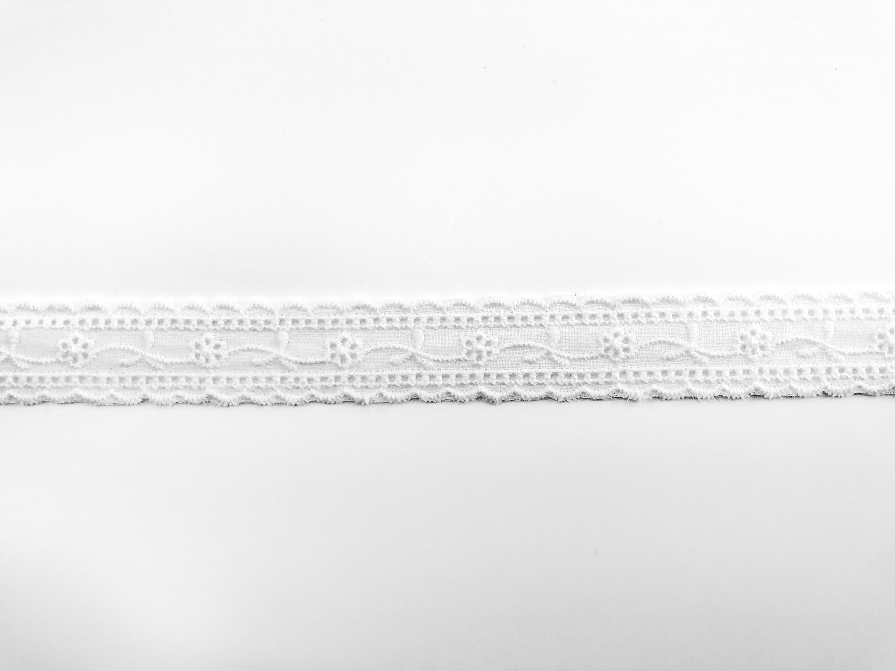 Eyelet Trim Embroidery Lace Ribbon Trim Fabric Trim - Etsy