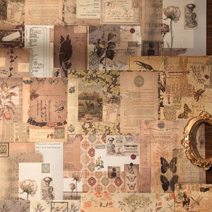Background Pattern Paper Sheet, Alice, Botanical, Horses,old Photos ...