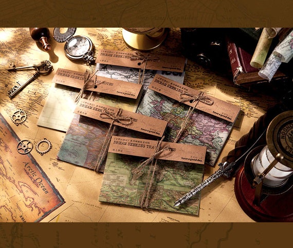 Vellum Map Sheets Junk Journal Scrapbook Collage Mixed - Etsy