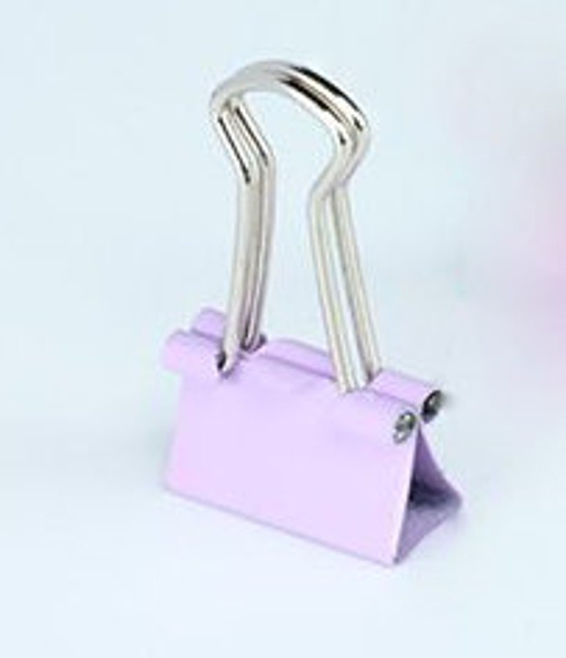 Binder Clips-planner Clips-rose Gold-green-blue-lavender-pink | Etsy
