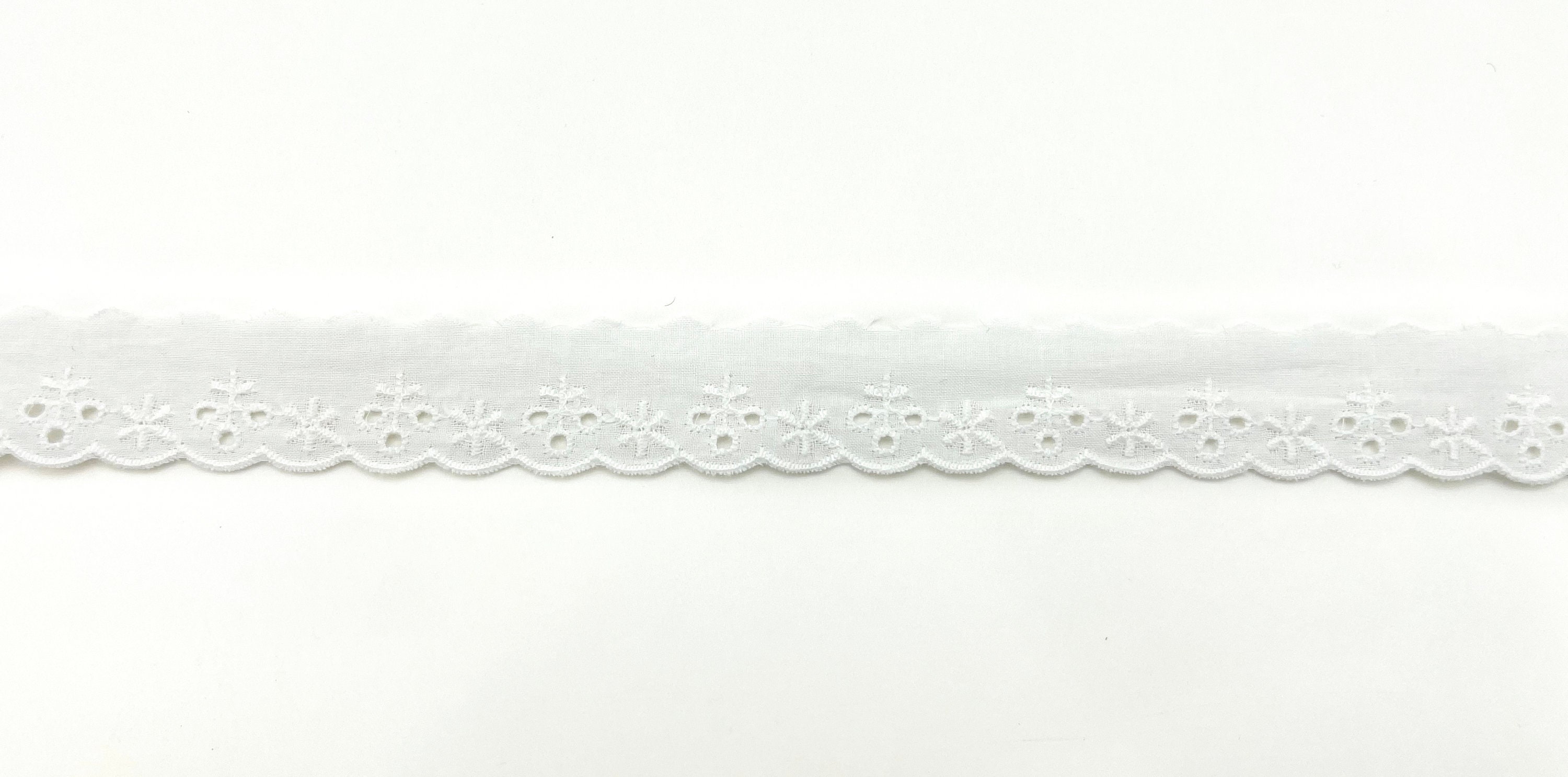 Eyelet Trim Lace Ribbon by the Yard Junk Journal - Etsy