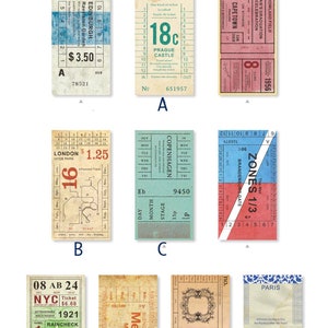 Travel Record Paper Ephemera Vintage Ticket Travel Form | Etsy