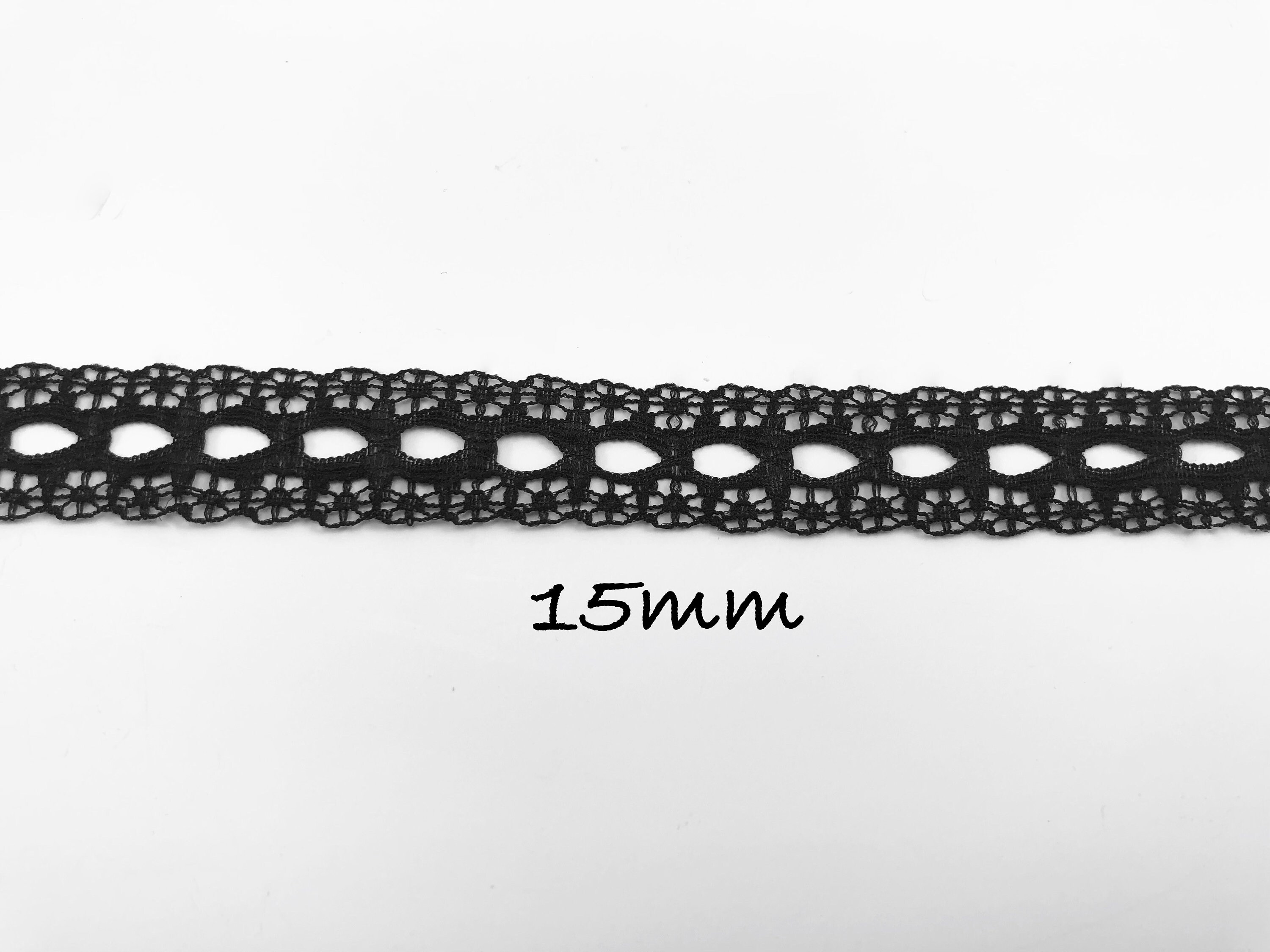 White Guipure Lace Trim Black Guipure Embroidery Black Lace - Etsy