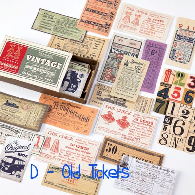 Paper Sticker Vintage Labels Sticker Old Ads Stickers Tag - Etsy