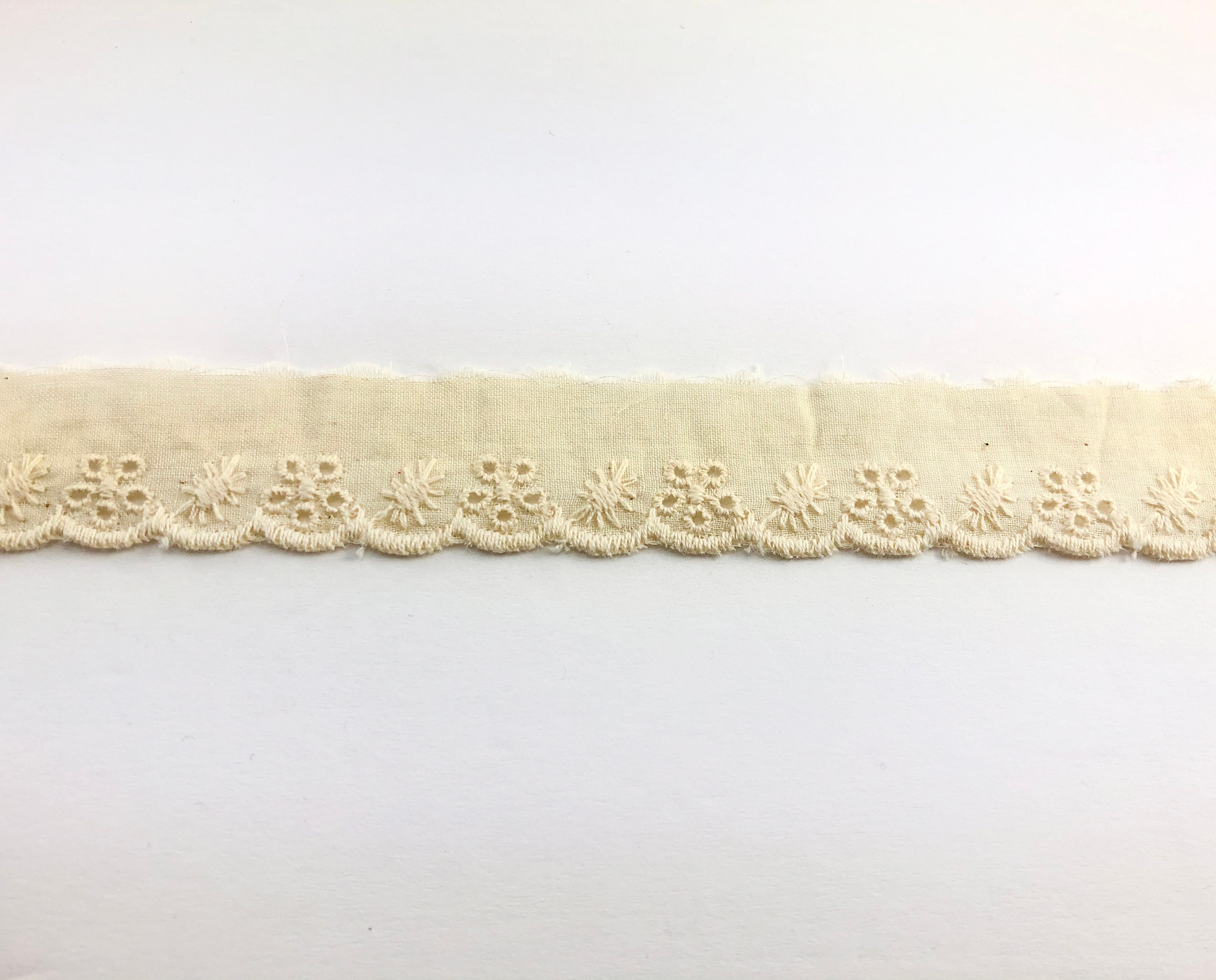 Eyelet Trim Lace Ribbon by the Yard Junk Journal | Etsy