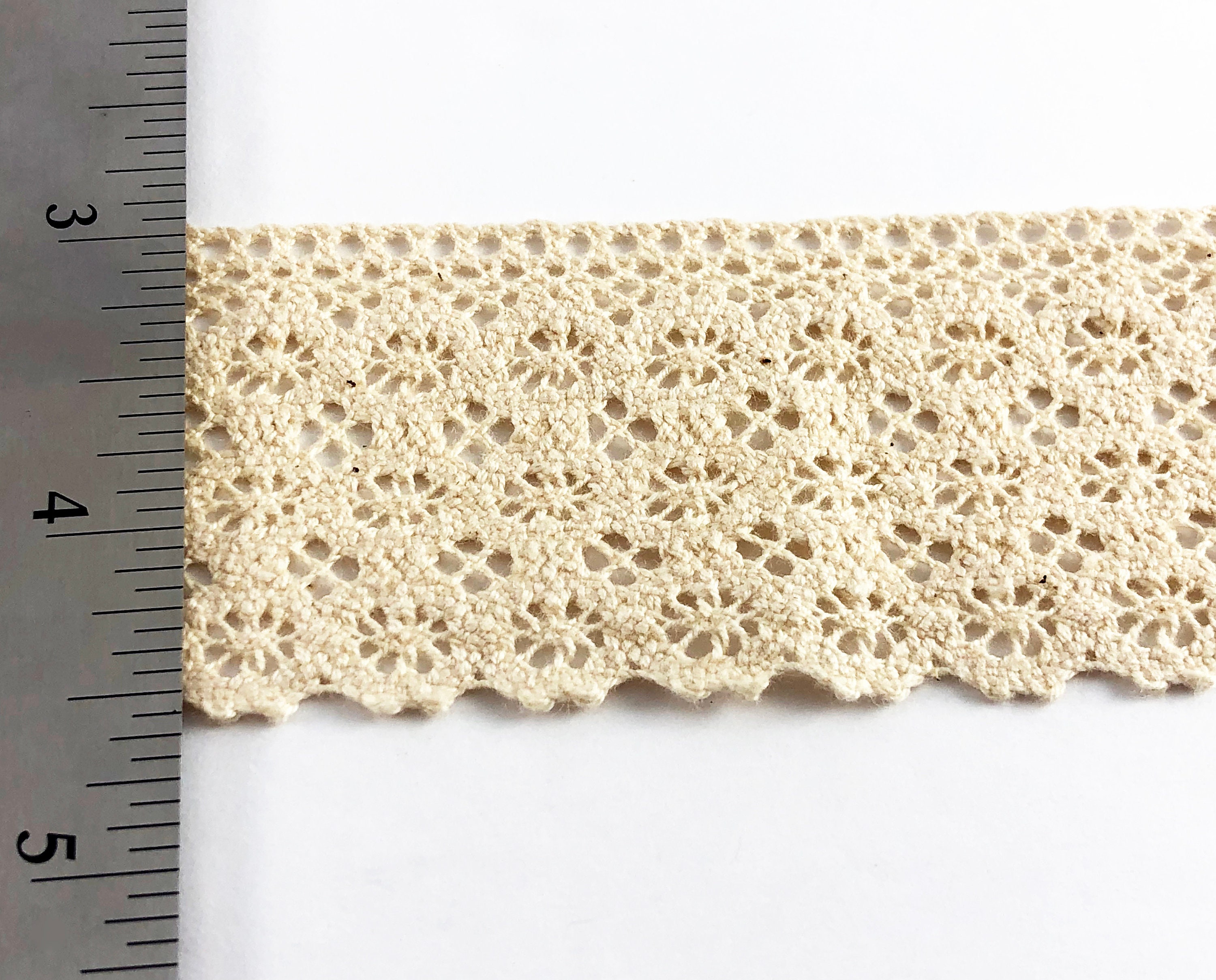 Cotton Wide Lace Trim Ribbon 40mm 56m and 20mm12mm 14mm - Etsy