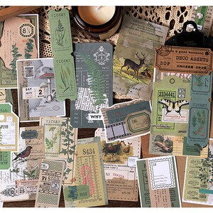 Pattern Paper Ephemera Kit , Collage Sets 30pcs, Vintage, Notes, Junk ...