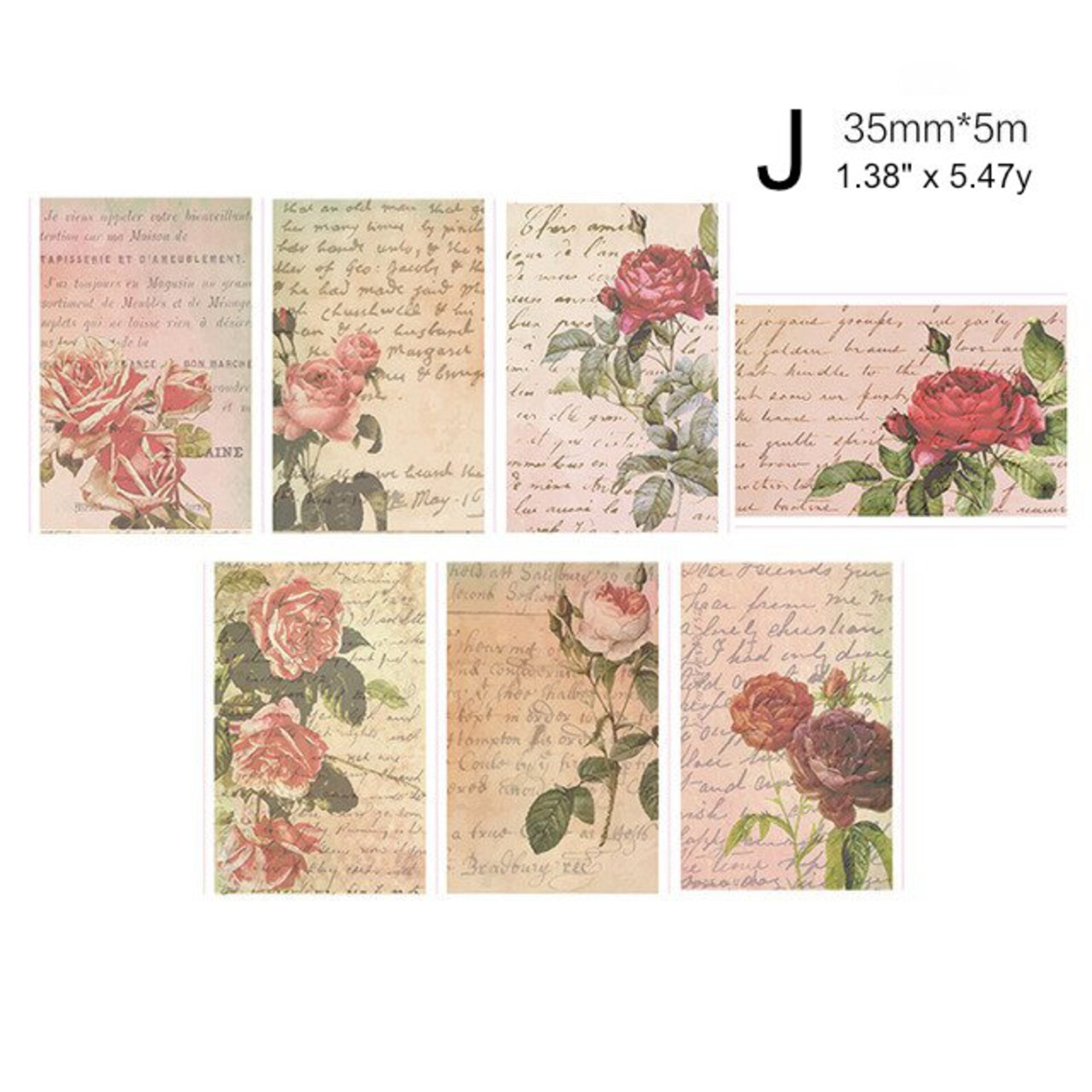 Collage Washi Tape Foliage Collage Tape Lighthouse Washi - Etsy