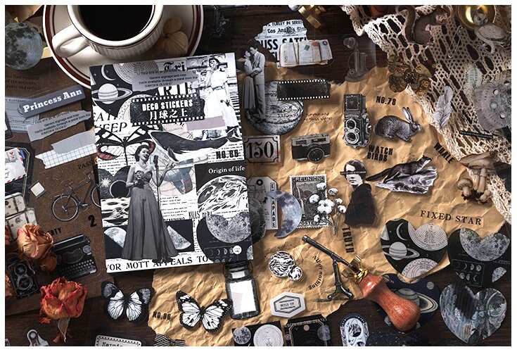 PET Sticker Collection 20 Sheets in a Booklet Botanical - Etsy