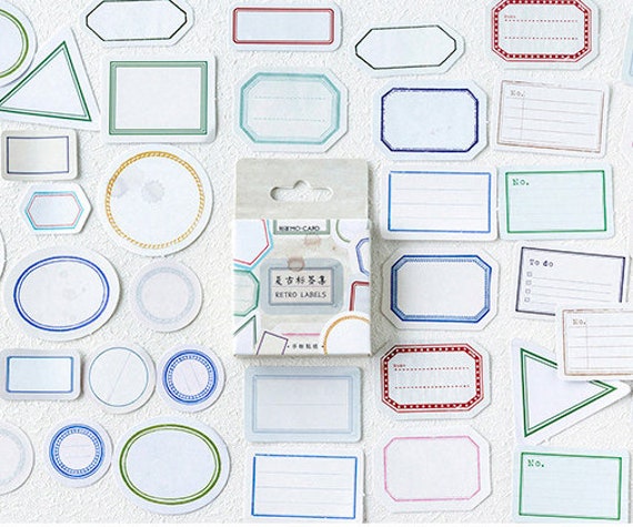 Postage Stamp Sticker Vintage Numbers Siticker Quotes | Etsy