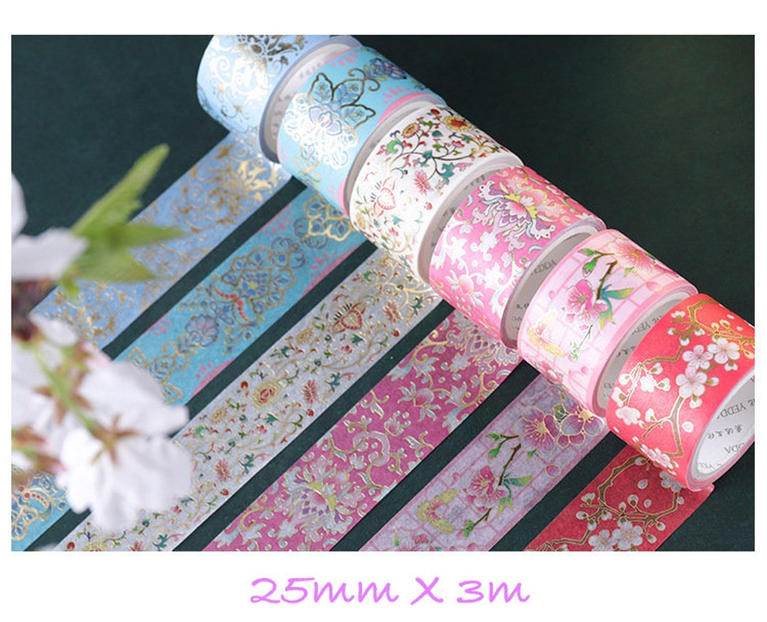 Gold Foil Washi Tape, Gold Accent Washi Tape, Deco Washi Tape ...